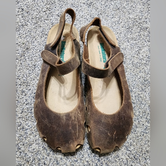 Shoes | Womens Bionatura Cork Footbed Dustressed Leather Mary Jane ...